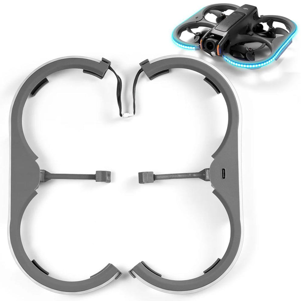 ViFly Duct Guards with Colorful LED Strip for DJI Avata 2 — Pyrodrone