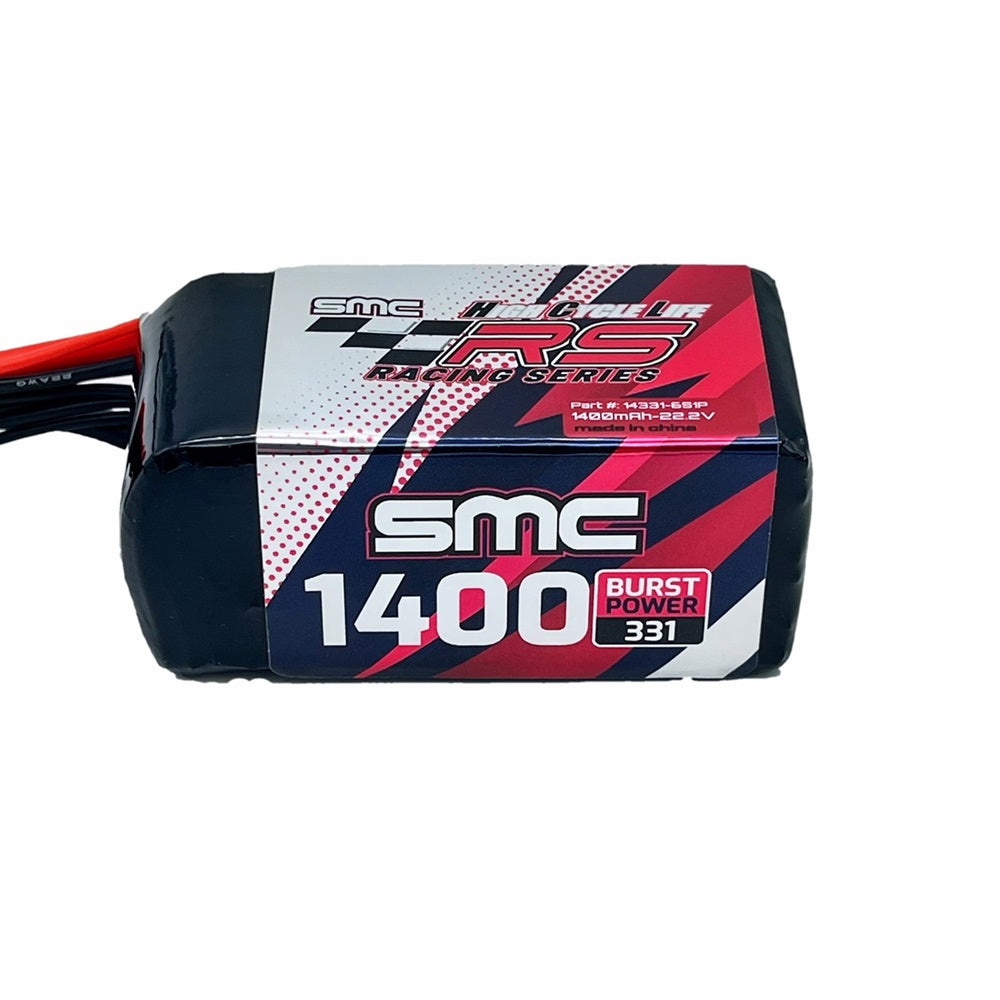 SMC HCL RS 22.2V 6S 1400mAh FPV Racing Lipo Battery Pack - XT60 — Pyrodrone