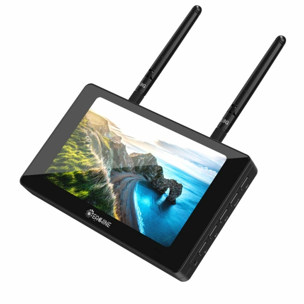 Eachine Moneagle 5 Inch FPV Monitor IPS 1000Lux 800x480 5.8GHz 40CH Di — Pyrodrone