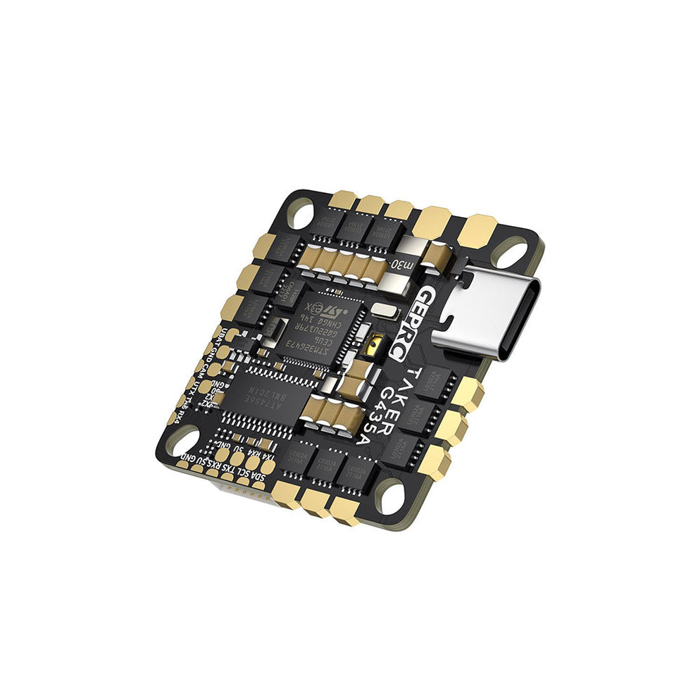 GEPRC TAKER G4 35A AIO Flight Controller and 2-4S 35A ESC - 25x25mm ...