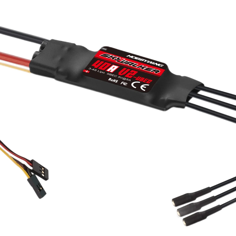 HobbyWing Skywalker ESC 40A V2 for Airplane and Wing — Pyrodrone