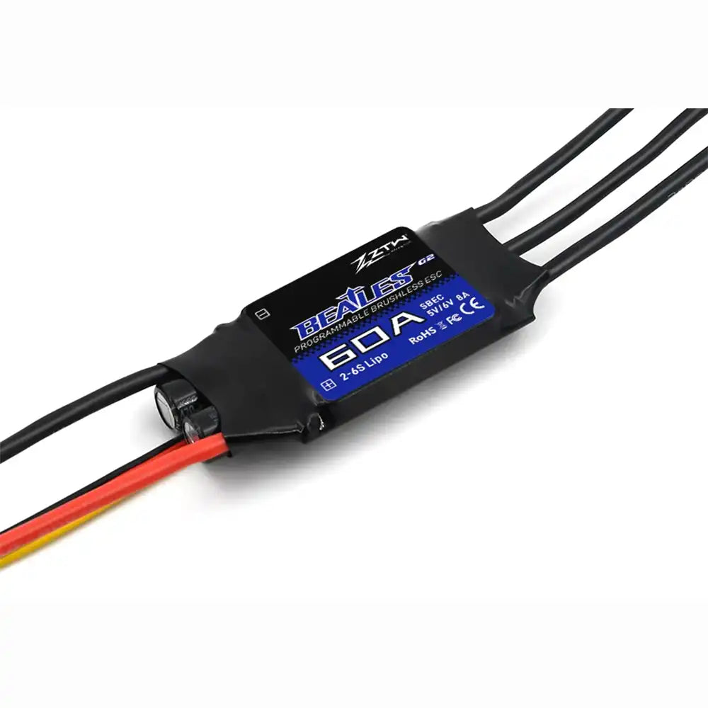 ZTW Beatles G2 60A SBEC Brushless 32-Bit ESC for Airplane and Wing ...