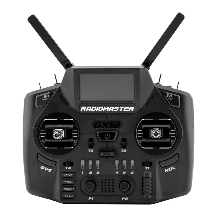 RadioMaster GX12 Dual-Band Gemini-X RC Radio Transmitter - ELRS — Pyrodrone