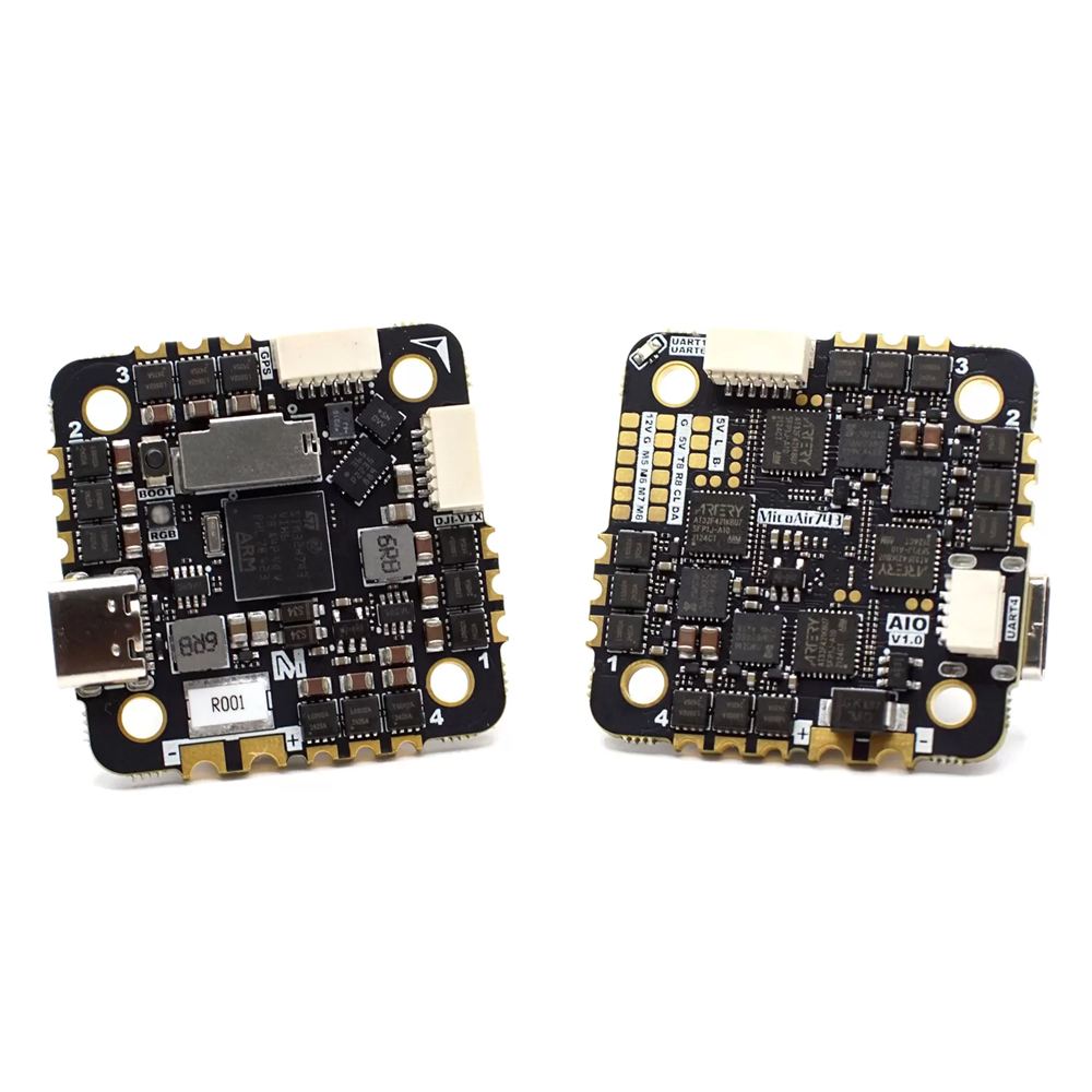MicoAir H743 AIO 35A AM32 3-6S Flight Controller & ESC - 25×25mm ...