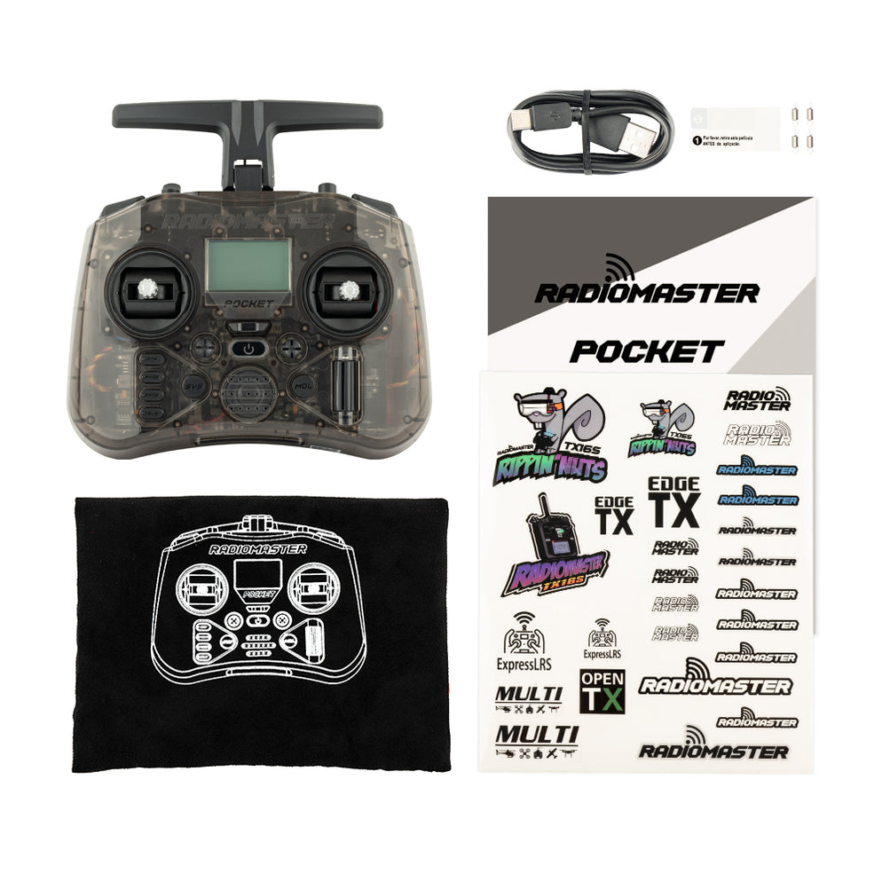 RadioMaster Pocket M2 RC Transmitter (FCC) - Choose Version and Color ...
