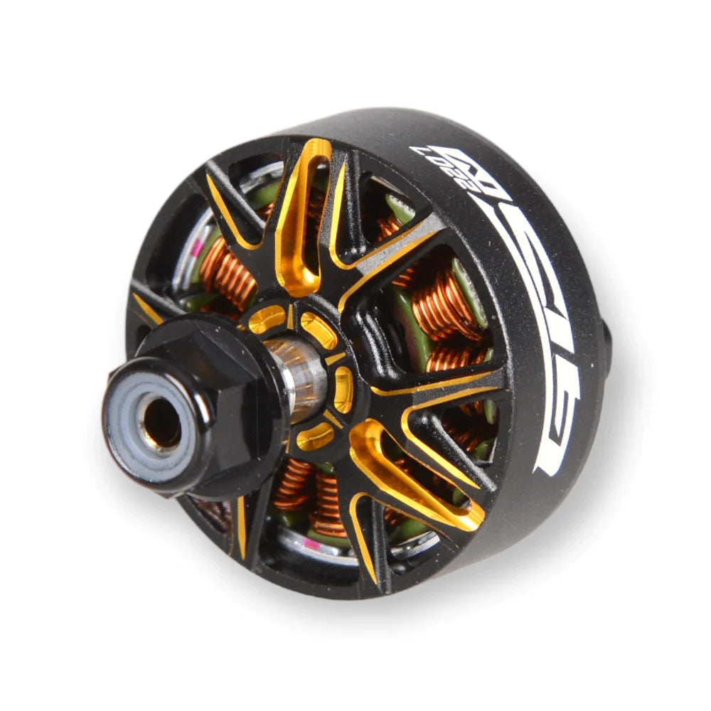 RCINPOWER GTS V4 2207 1600KV 8S Brushless FPV Drone Motor - Black/Gold