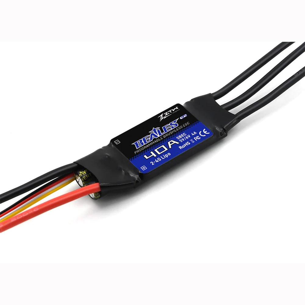 ZTW Beatles G2 40A SBEC Brushless 32-Bit ESC for Airplane and Wing ...