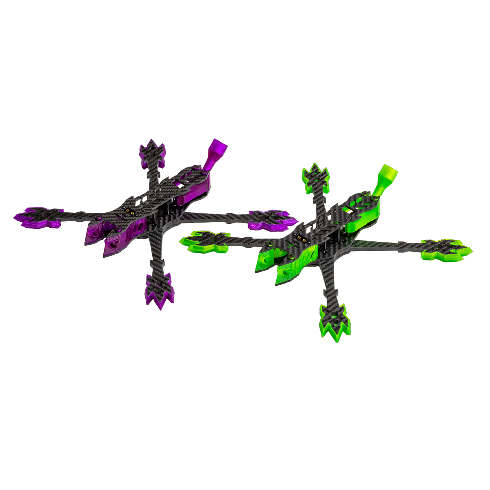 Quadifier Diamondback Pro Type F (O3 Ready) 5" Freestyle Frame - Choos — Pyrodrone