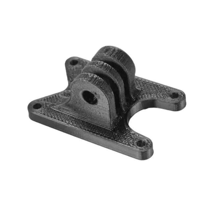 Gopro Mounting Adjustable Base - Black (Choose Frame) — Pyrodrone