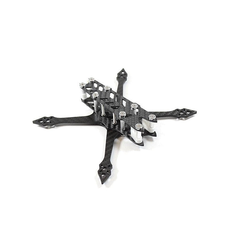 Quadifier Baby Diamondback 3" Freestyle Frame - Silver Hardware — Pyrodrone