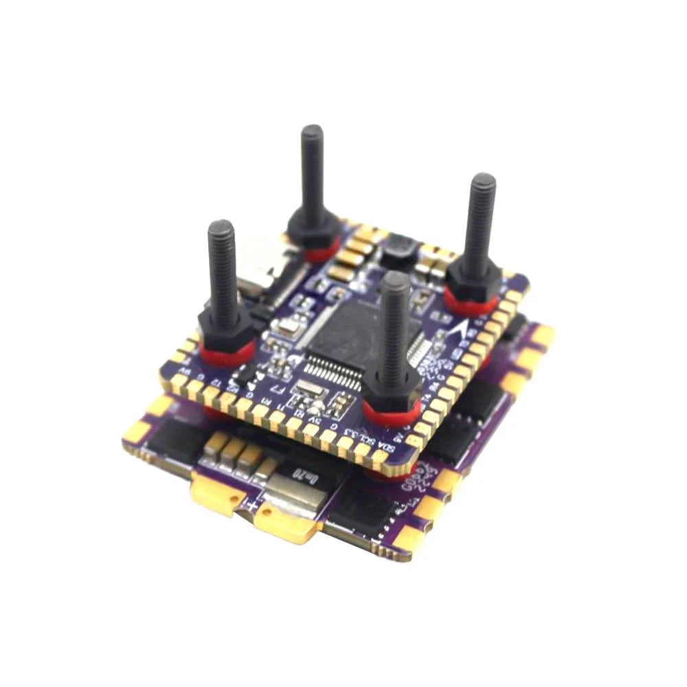 Flycolor Raptor TR20 Mini Stack - F722 Flight Controller 60A 3-6S BLHe ...