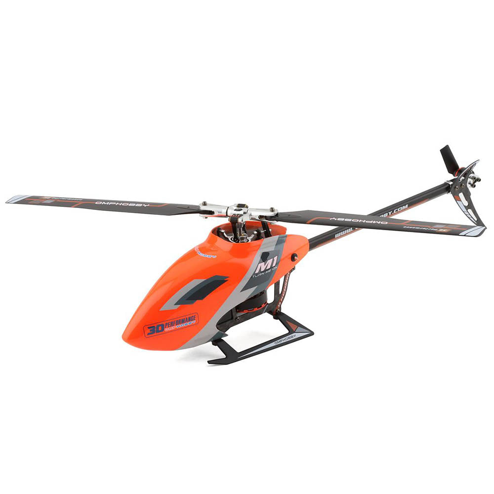 OMPHobby M1 EVO BNF (OMP Protocol) 3D Flybarless Dual Brushless Motor Direct-Drive RC Helicopter ...