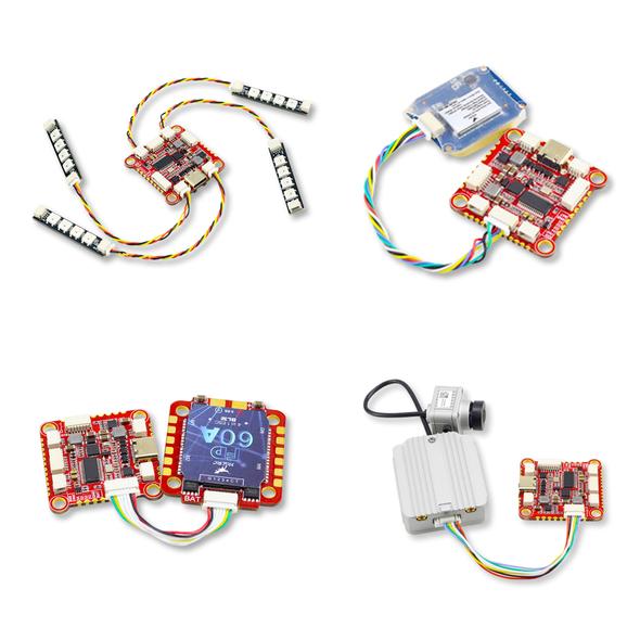 HGLRC DJI Zeus F722 3-6S F7 Flight Controller 30*30mm Betaflight | Emu