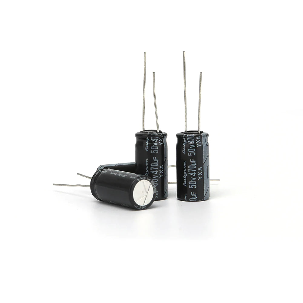 Rubycon UPL 50V 470UF 12.5x22mm Capacitor - 10 Pcs. — Pyrodrone