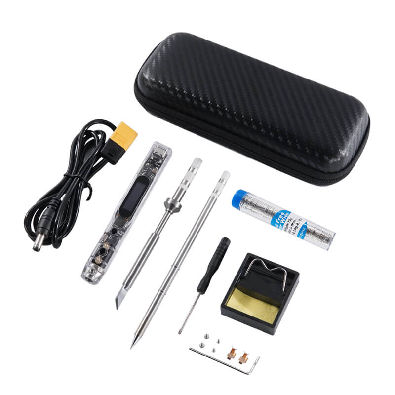 Sequre SI012 Kit Mini Soldering Iron w/ T12-BC2 And BC2 Tip — Pyrodrone