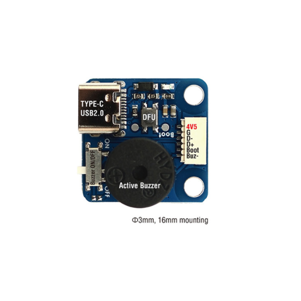Replacement Flight Controller USB Adapter Board W/ Active Buzzer For M