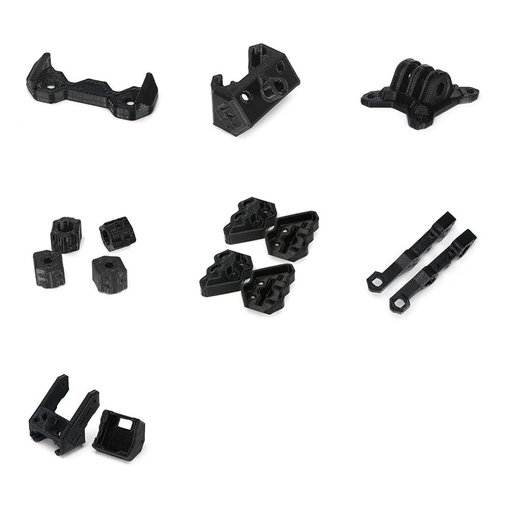FlyfishRC Volador VX5/VD5/VX6/VD6 Frame TPU Parts Set - Black — Pyrodrone